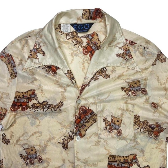 Shirts | Vintage Ego By Bond Street Disco Button Down Dress Shirt ...